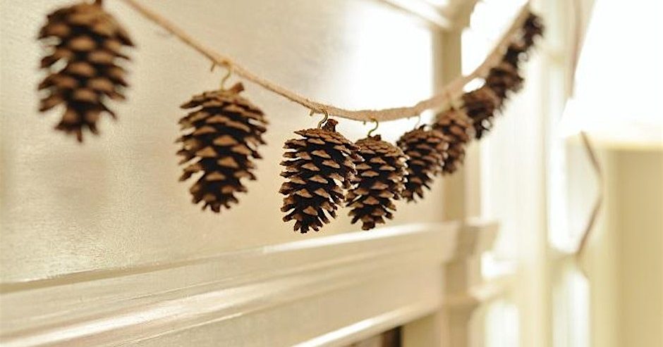 Pinecone Garland Workshop at Barrel 33 | Big Bear Lake, CA