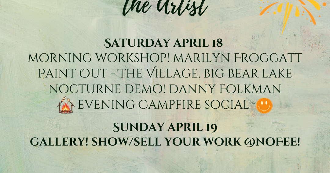 Plein Air - World Art Day | Big Bear Lake, CA